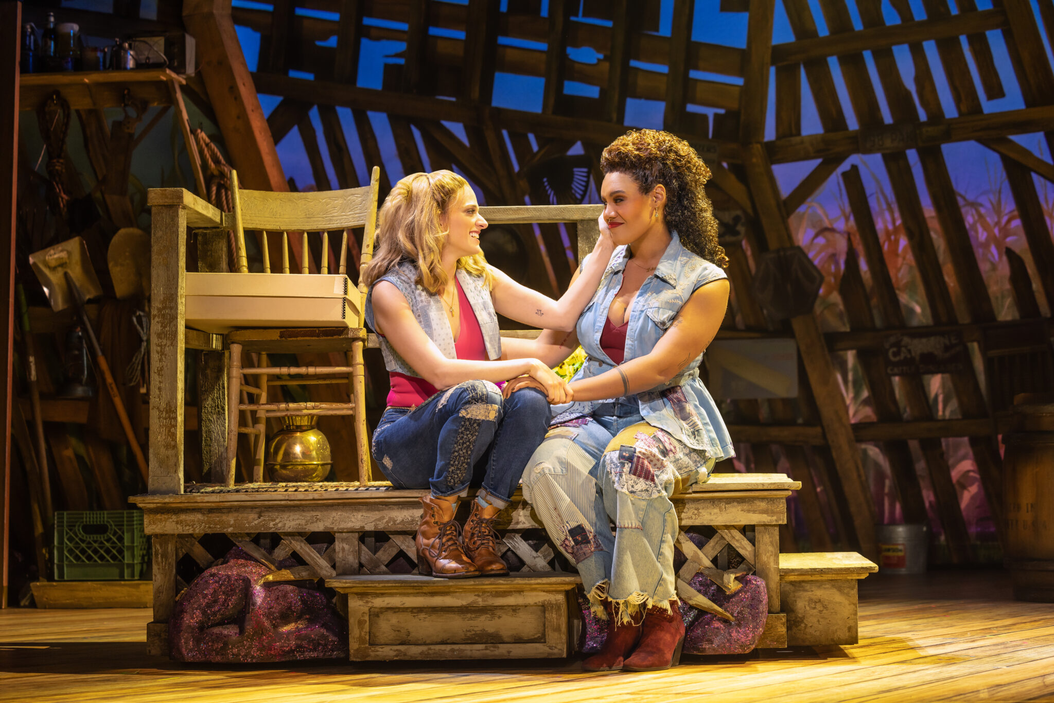 Danielle Wade as Maizy and Miki Abraham as Lulu in The North American ...